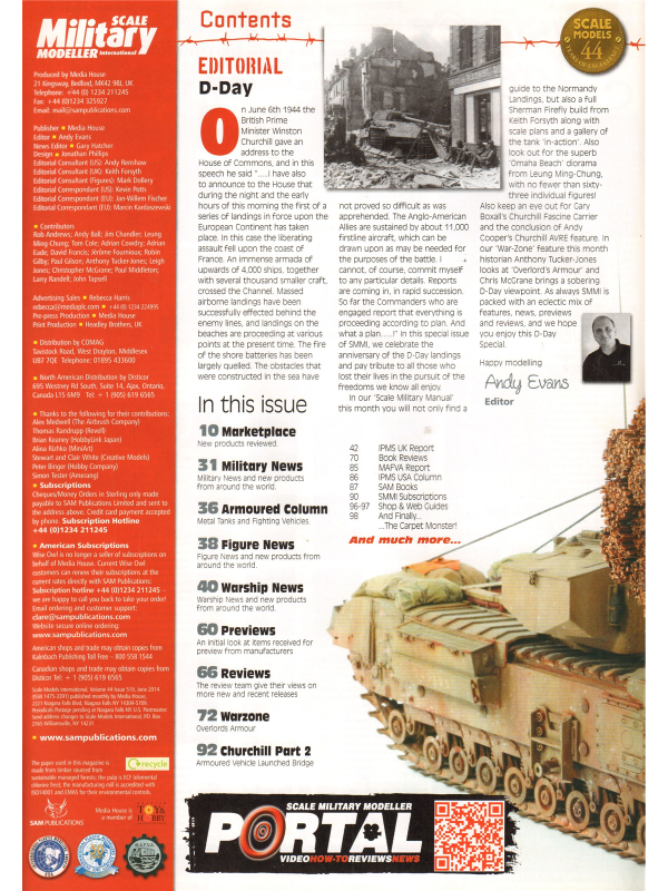 Scale Military Modeller international magazine No 519 - 20th Century House