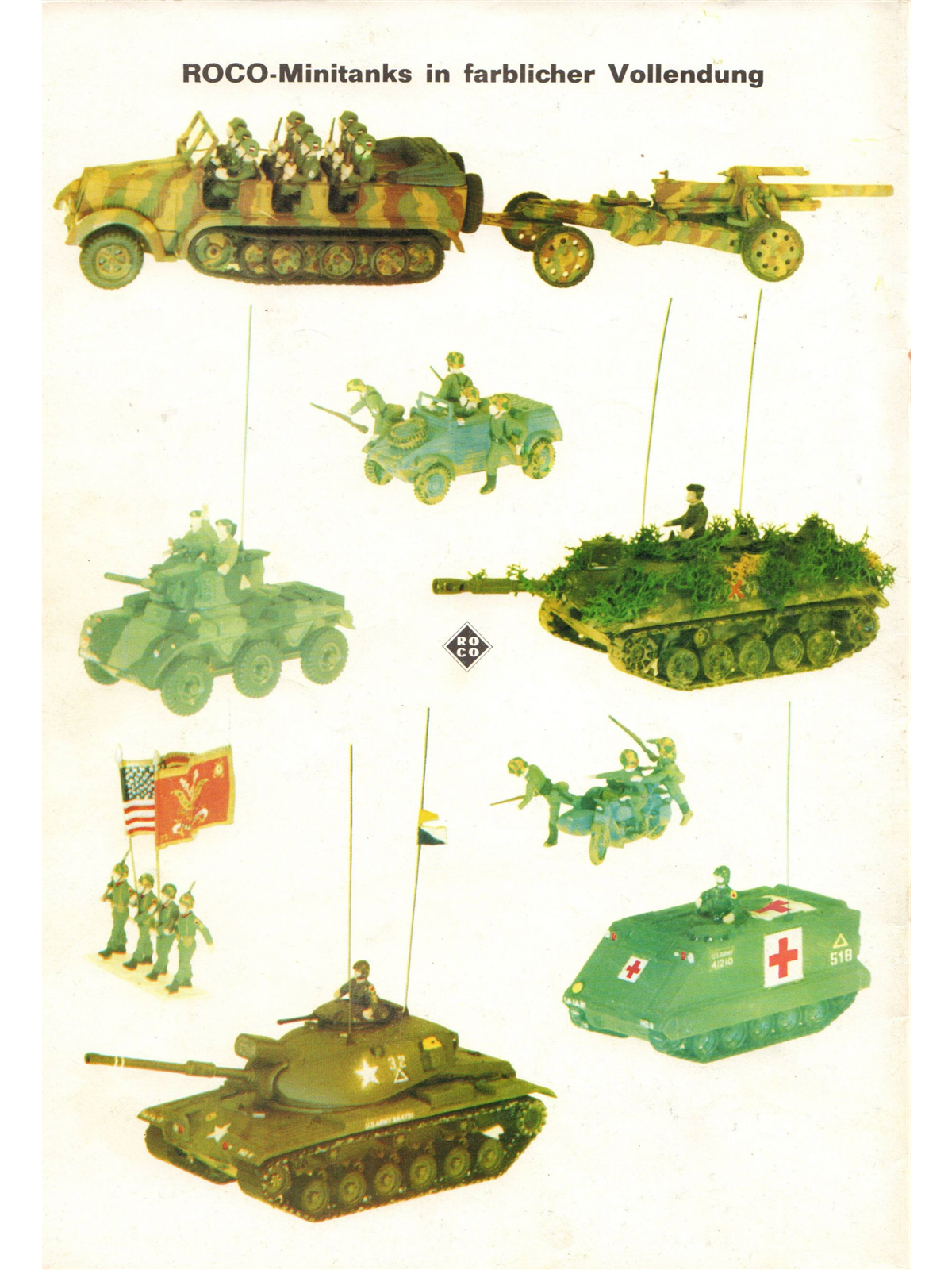 Roco catalogue 1974 Minitanks in action - 20th Century House