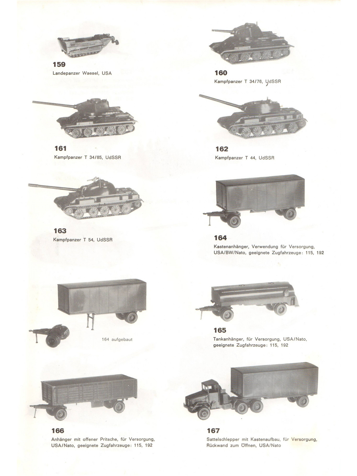 Roco catalogue 1974 Minitanks in action Downloadable PDF - 20th Century House