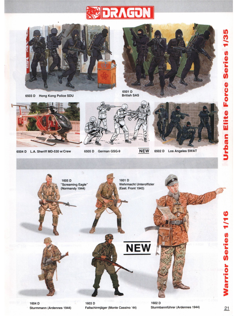 Dragon models catalogue from 1995 - 20th Century House