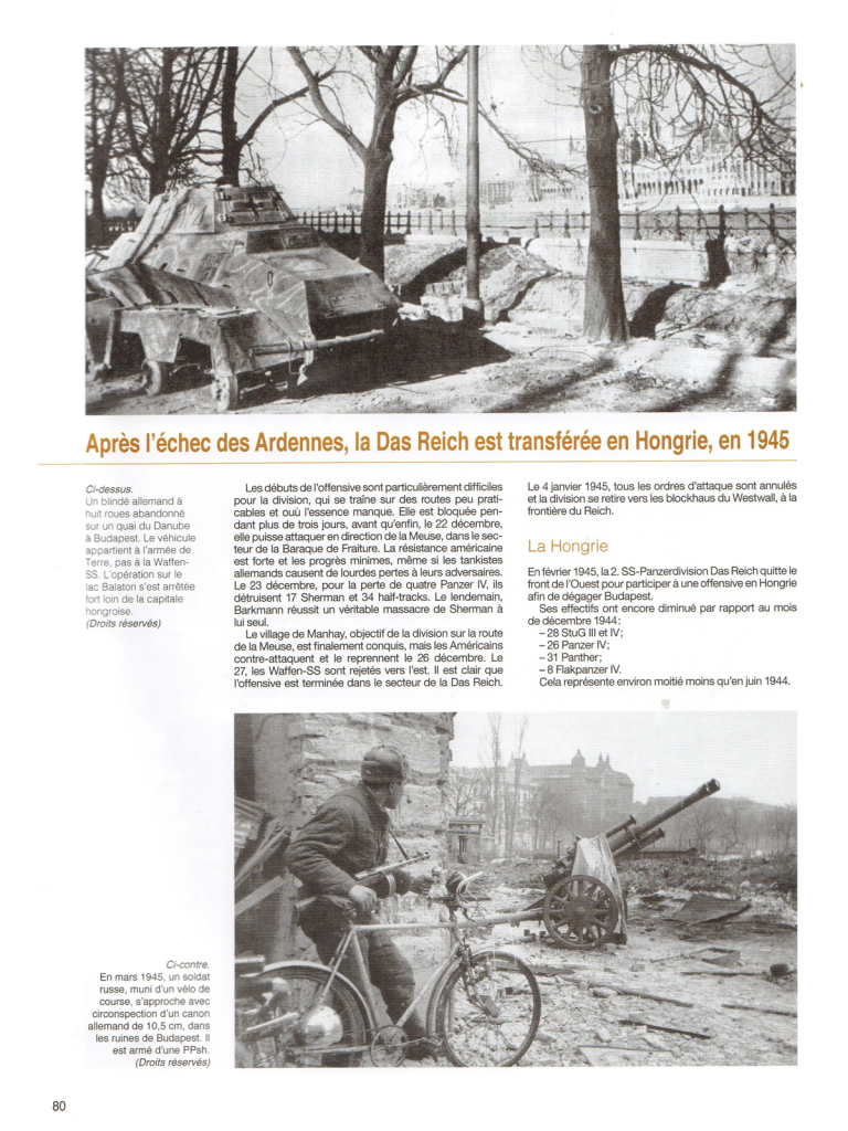 Militaria magazine HS No 97 La division SS das Reich - 20th Century House