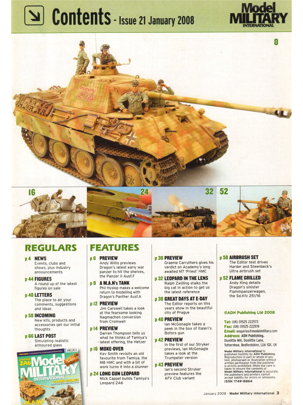 Model Military international magazine No 21 - 20th Century House