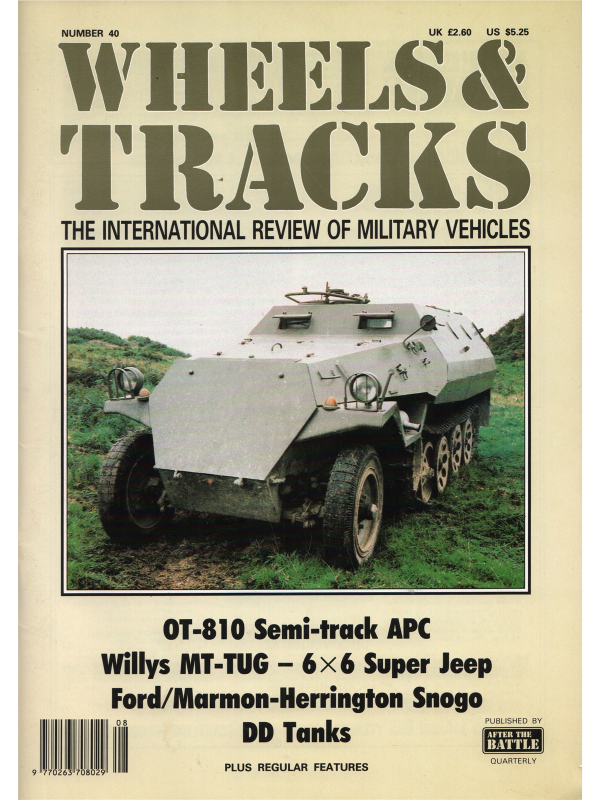 WHEELS & TRACKS magazine No 40 OT-810 Semi-track APC - 20th Century House