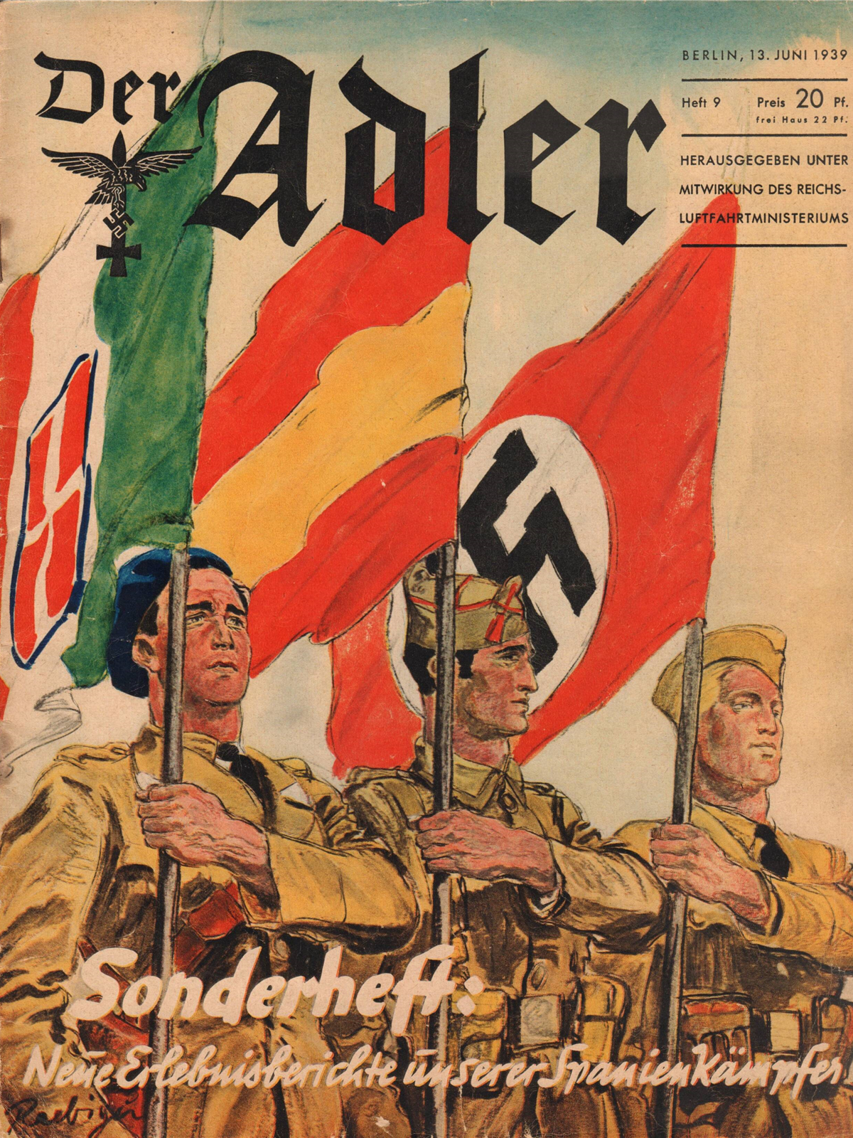 Der Adler No 9 1939 German language downloadable PDF - 20th Century House