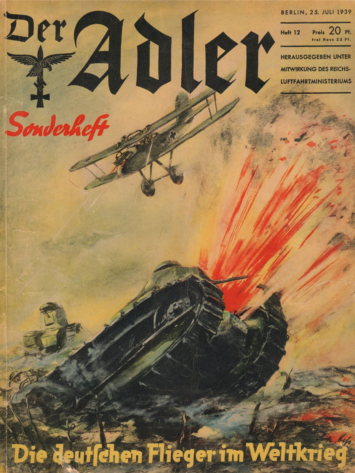 Der Adler No 12 1939 German language downloadable PDF - 20th Century House