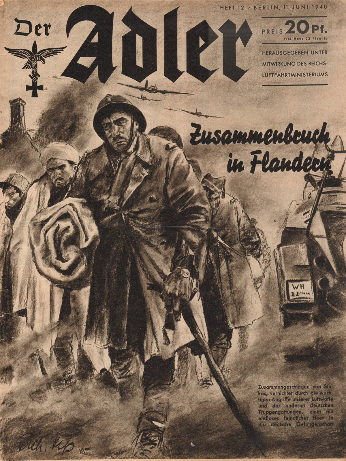 Der Adler No 12 1940 German language downloadable PDF - 20th Century House