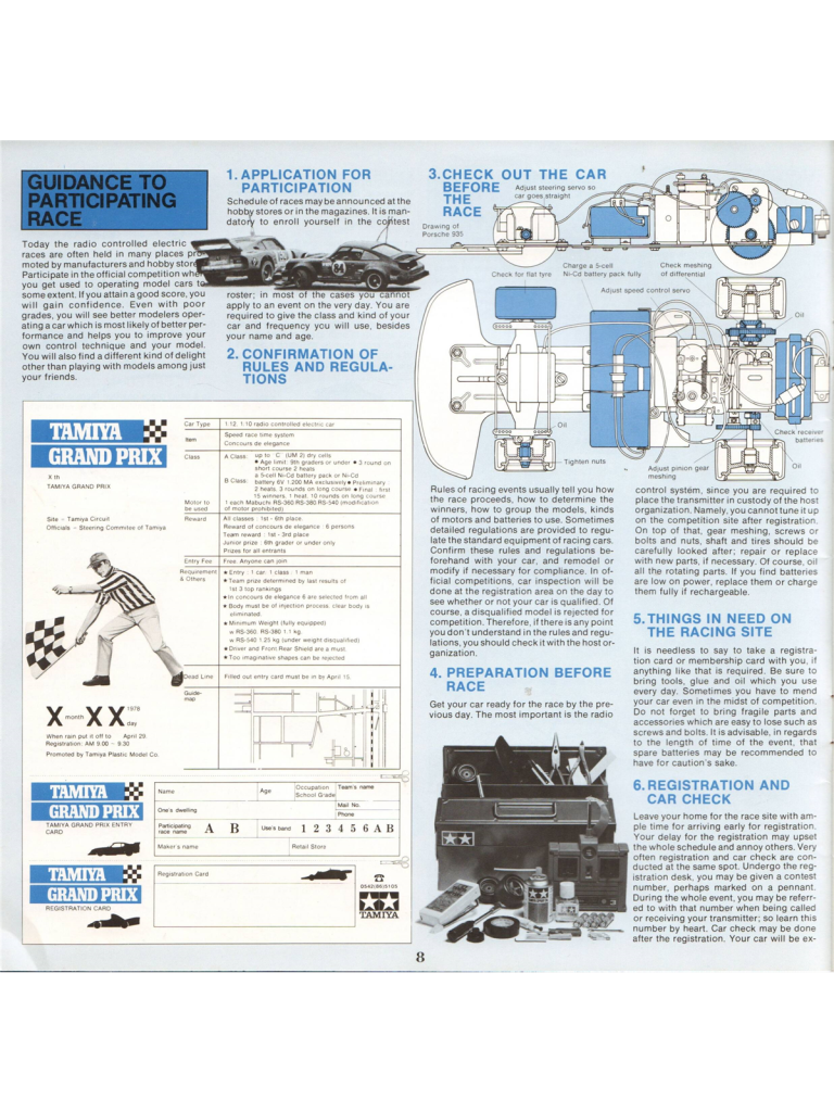 Tamiya catalogue radio control guide 1979 - 20th Century House