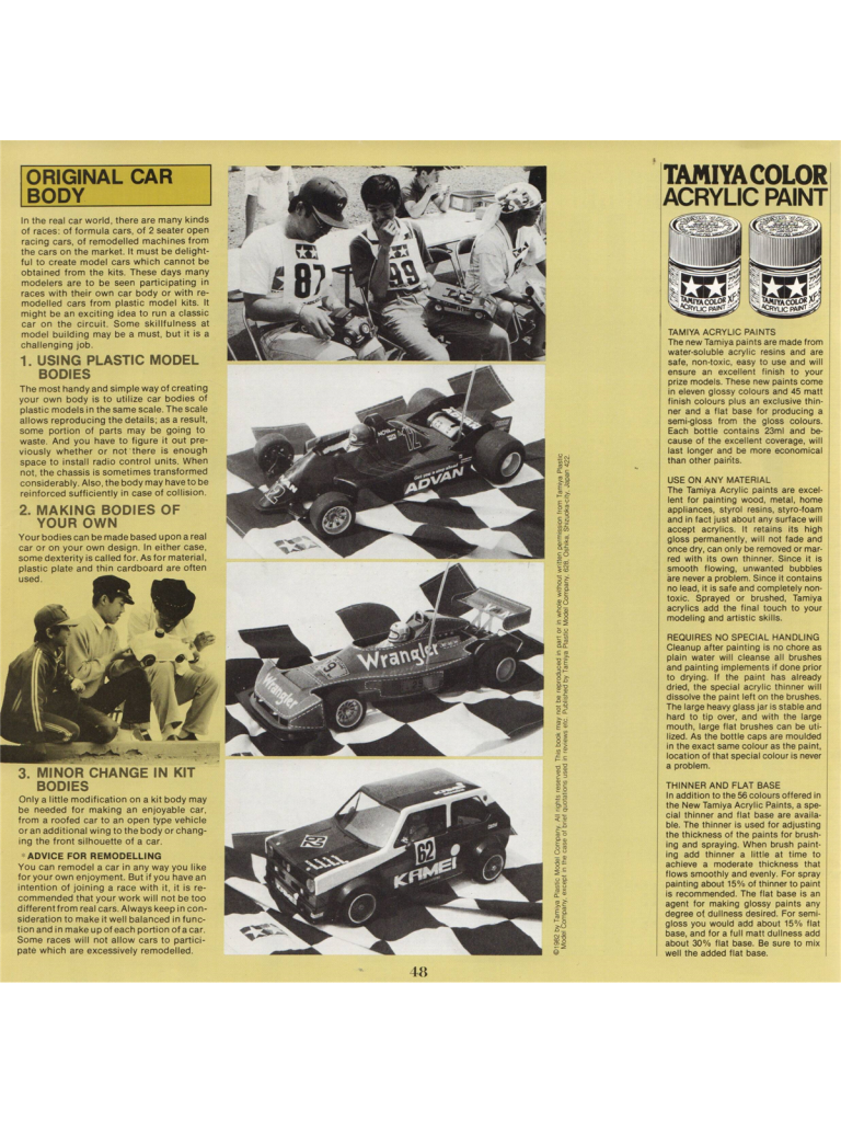 Tamiya catalogue radio control guide 1981 - 20th Century House