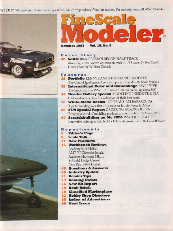 FineScale Modeler magazine Vol 15 No 8 - 20th Century House