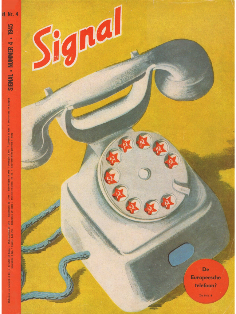 Signal magazine No 4 from 1945 Dutch language - 20th Century House