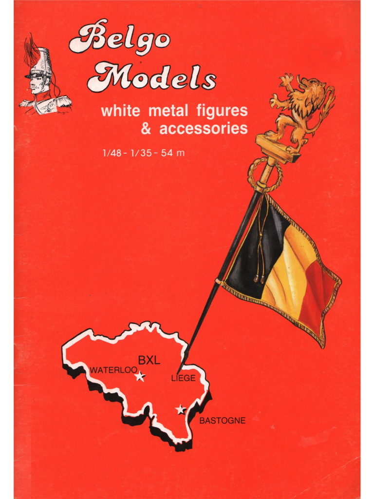 Belgo models white metal figures & accessories catalogue - 20th Century ...