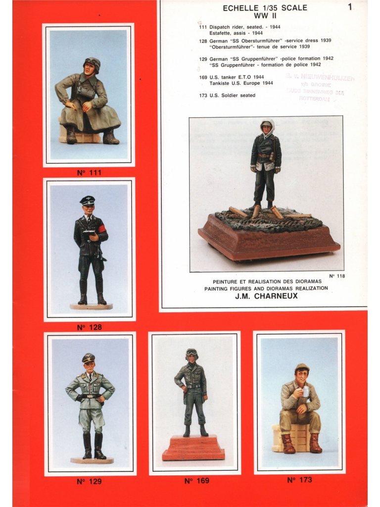 Belgo models white metal figures & accessories catalogue - 20th Century ...