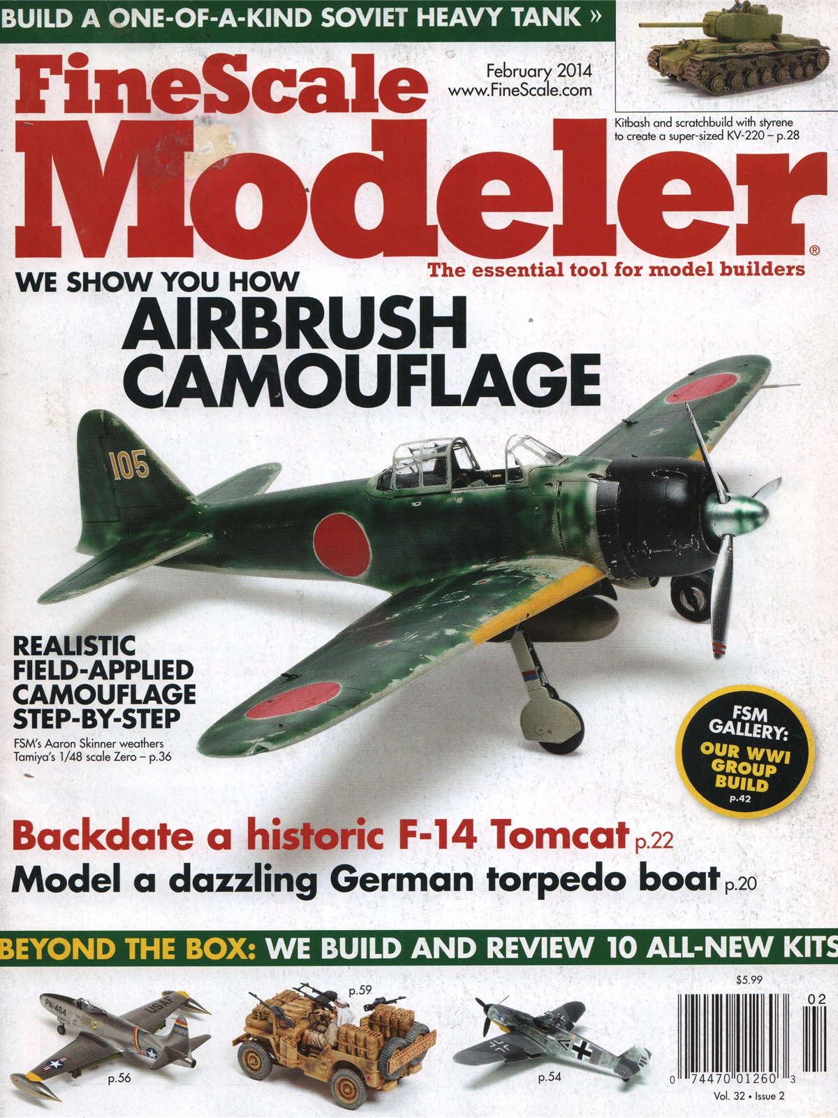 FineScale Modeler magazine Vol 32 No 2 - 20th Century House