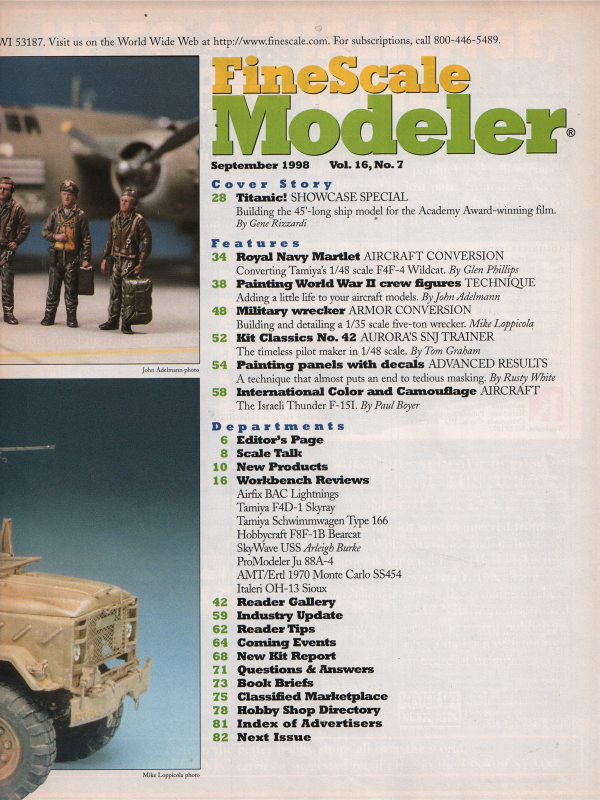 FineScale Modeler magazine Vol 16 No 7 - 20th Century House