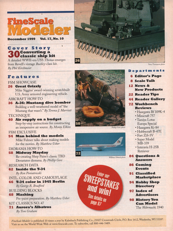 FineScale Modeler magazine Vol 17 No 10 - 20th Century House