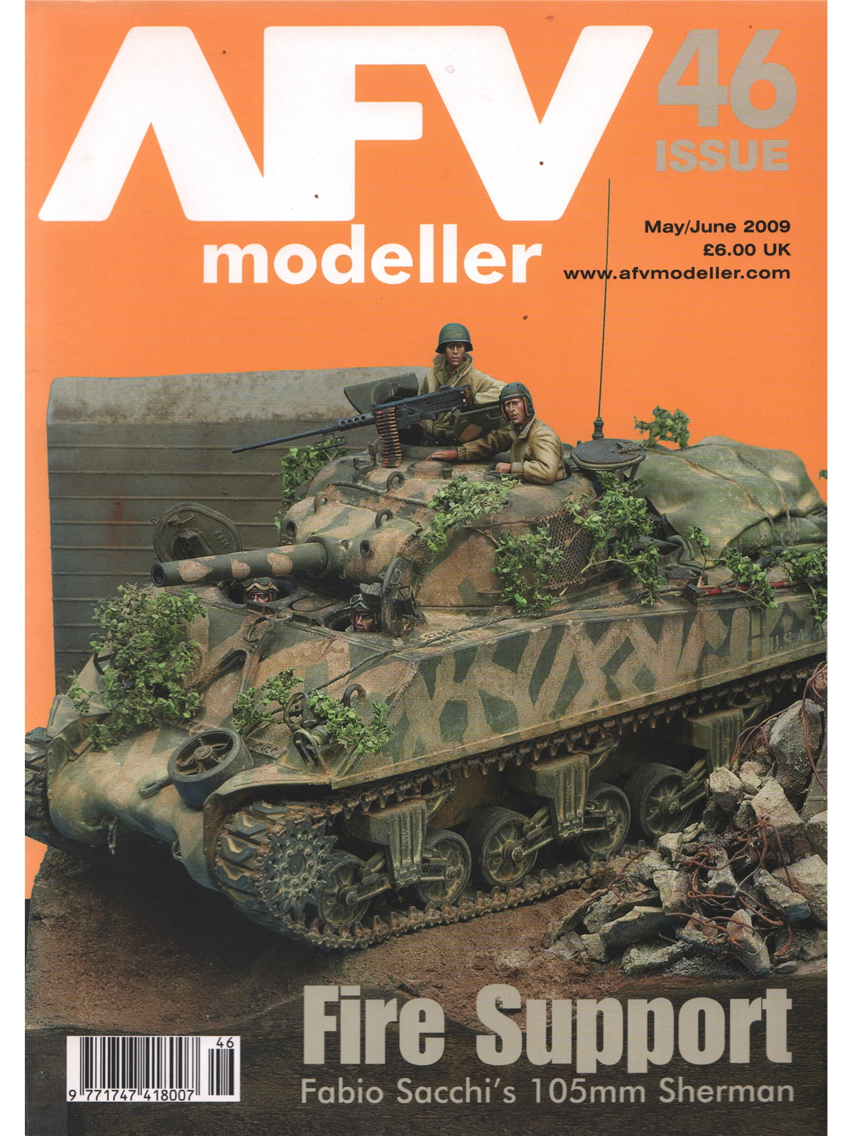 AFV Modeller magazine No 46 fire support 105mm Sherman - 20th Century House