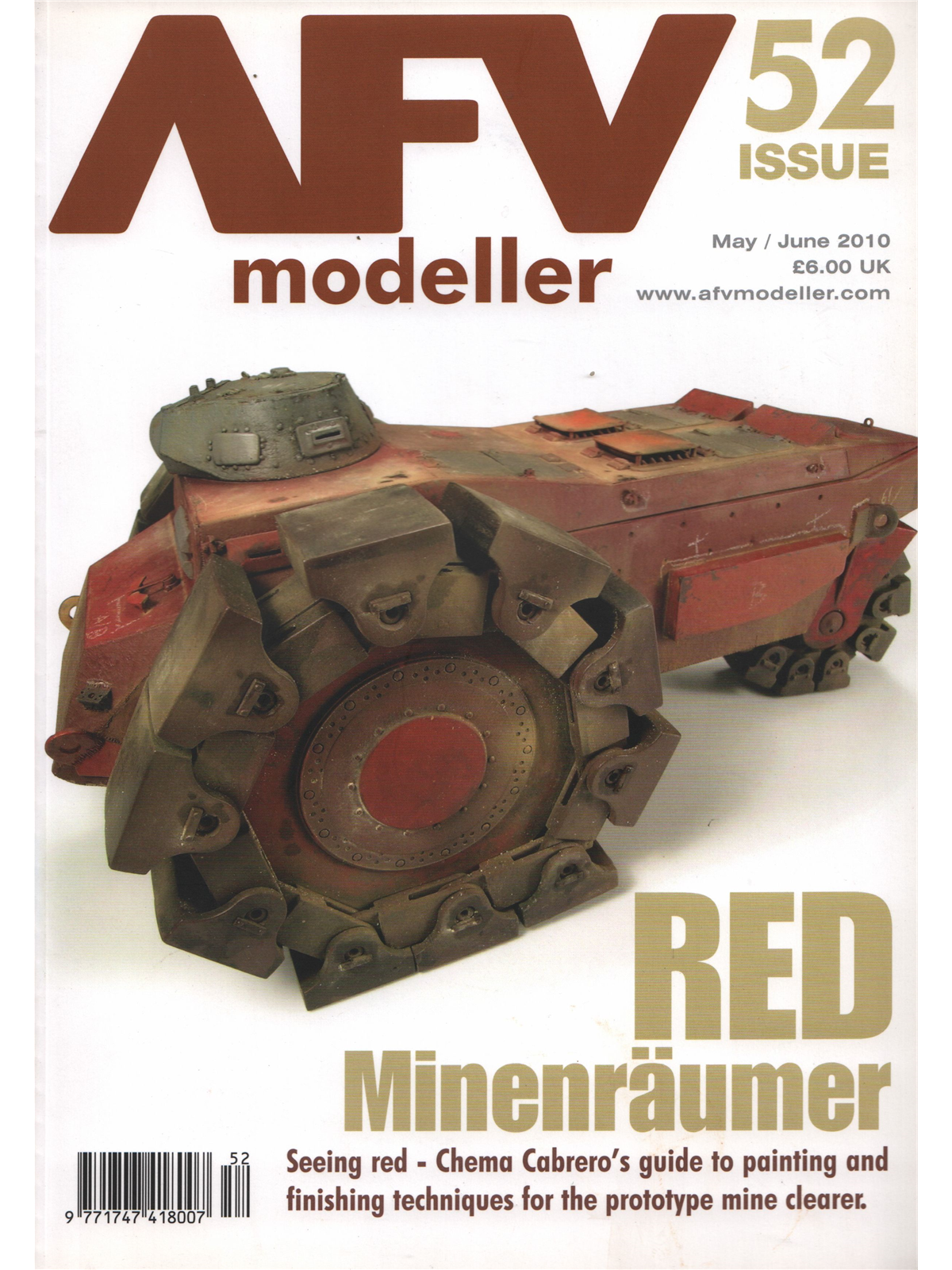AFV Modeller magazine No 52 Red Minenräumer - 20th Century House