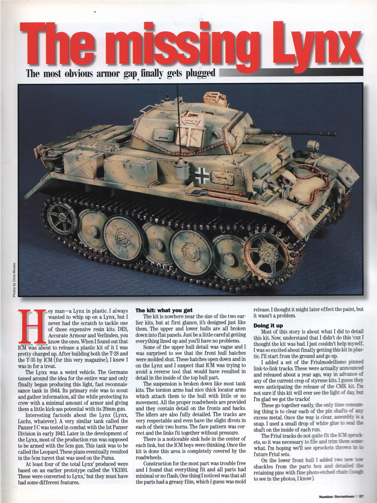 Military Miniatures in Review magazine No 17, Wonder werfer - 20th ...