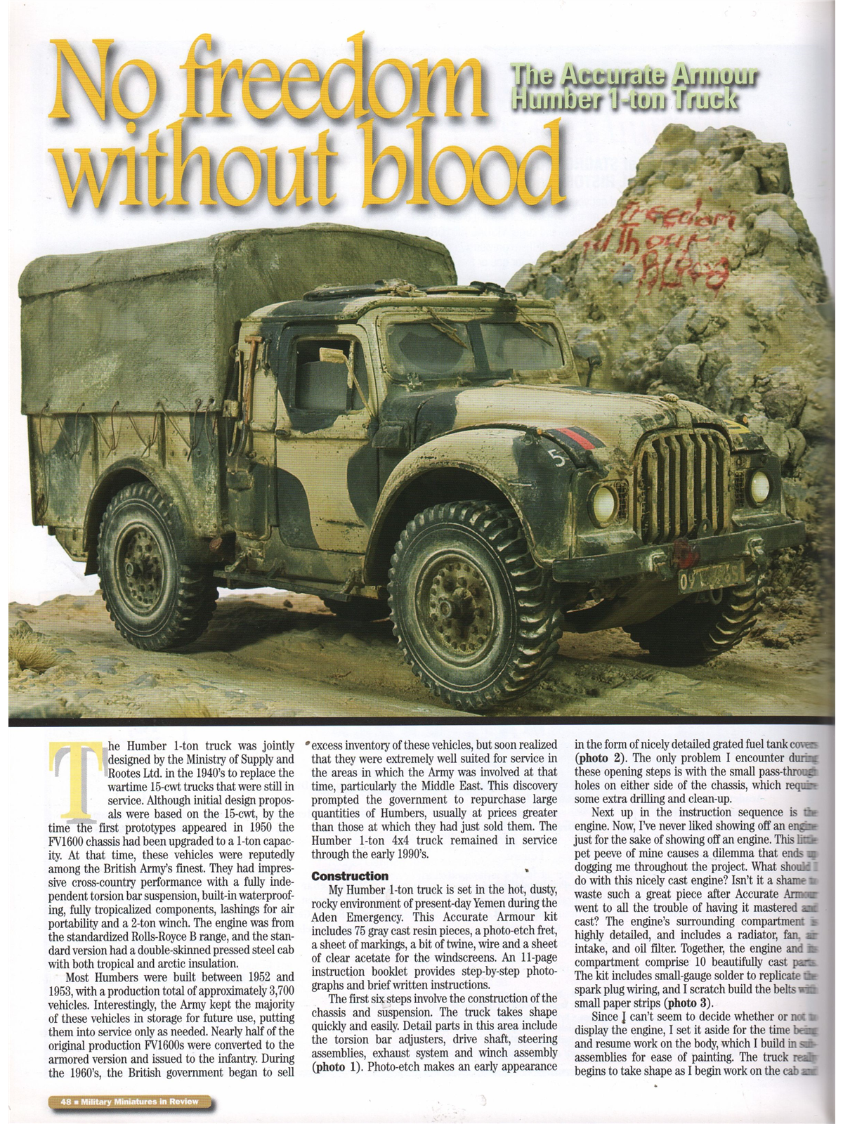 Military Miniatures in Review magazine No 47 - 20th Century House