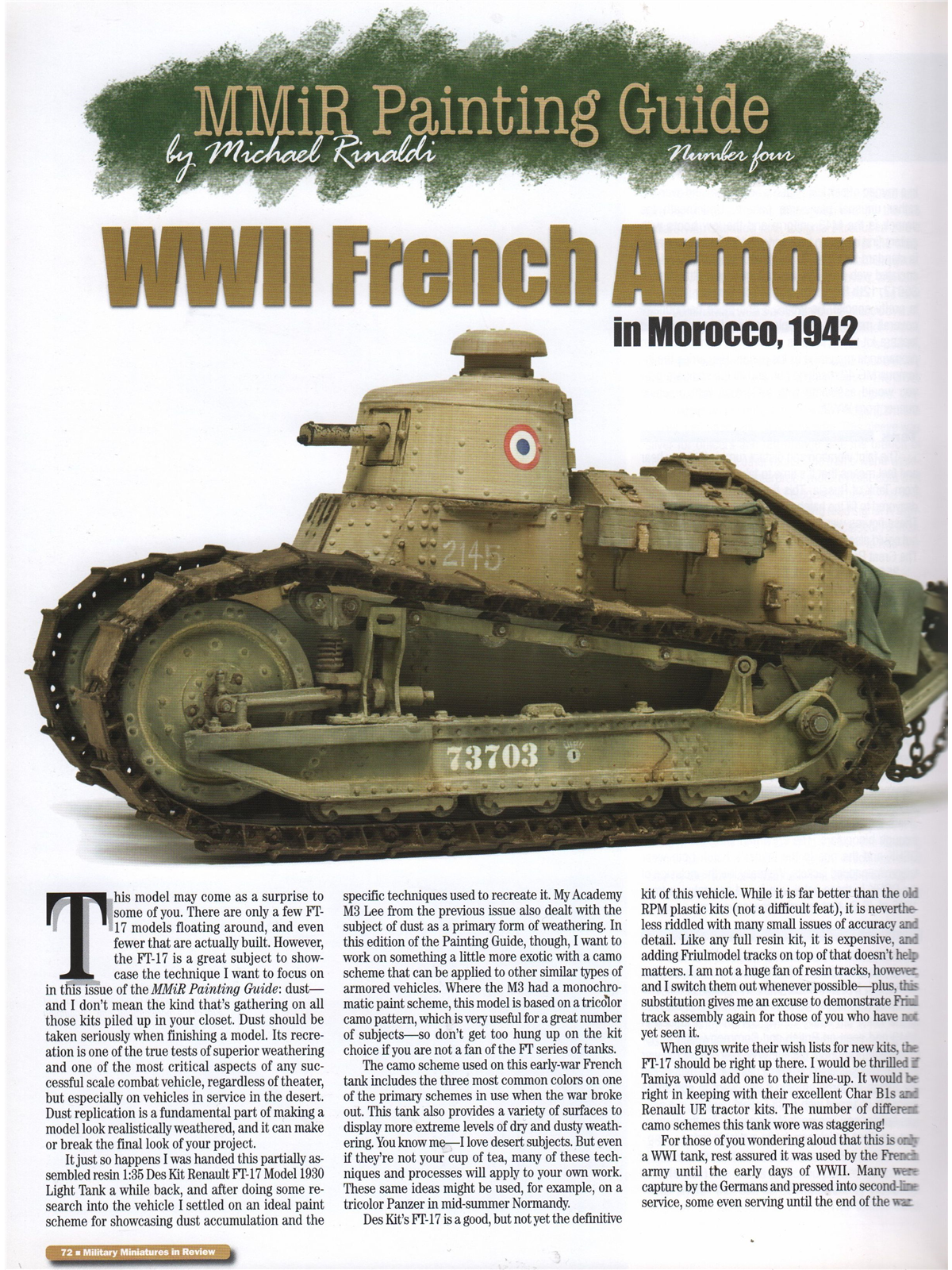 Military Miniatures in Review magazine No 47 - 20th Century House