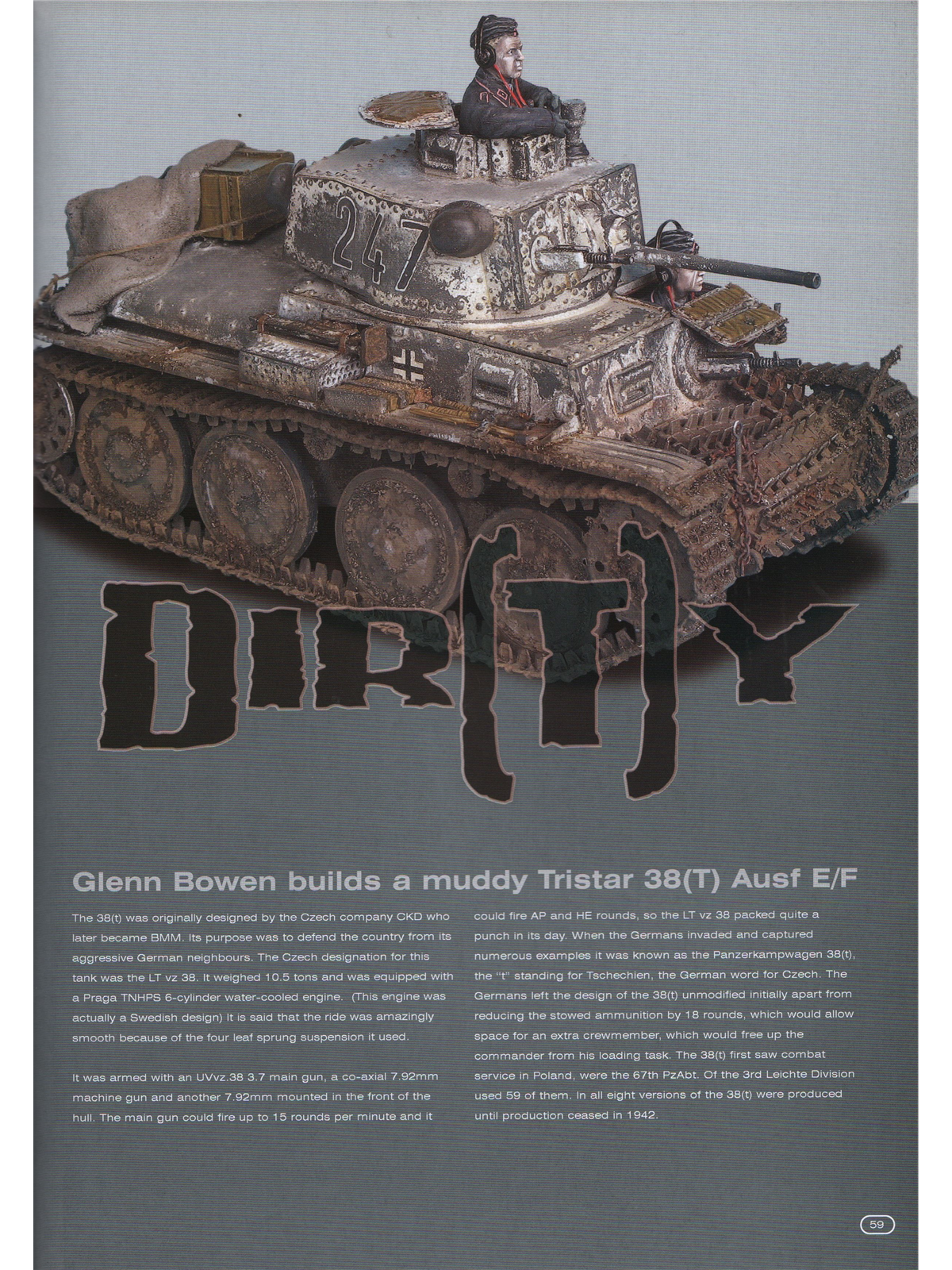 AFV Modeller magazine No 39 Creating Clervaux - 20th Century House