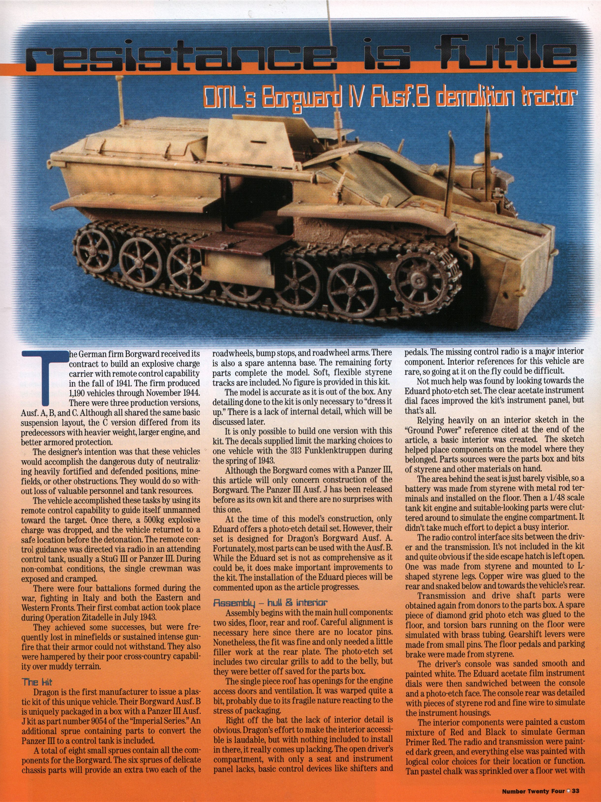 Military Miniatures in Review magazine No 24 - 20th Century House
