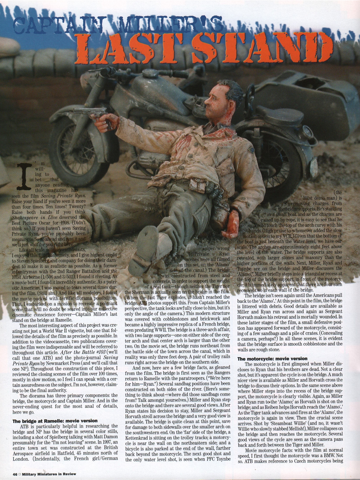 Military Miniatures in Review magazine No 24 - 20th Century House