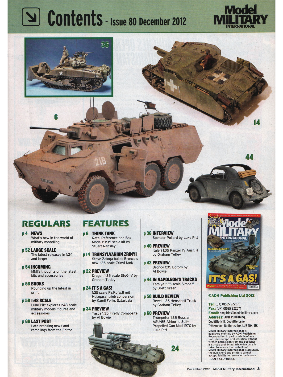 Model Military international magazine No 80 - 20th Century House