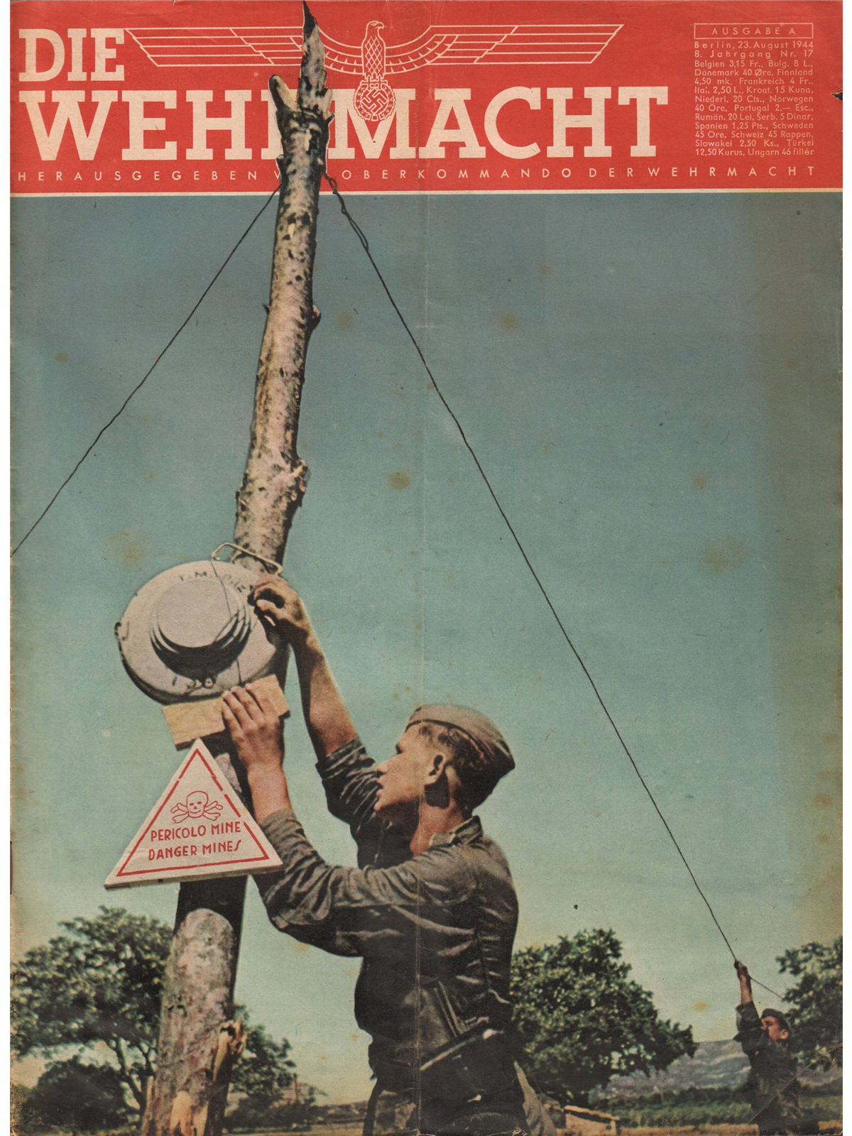 Die Wehrmacht magazine No 17 1944 Ausg A Colour cover Downloadable PDF ...