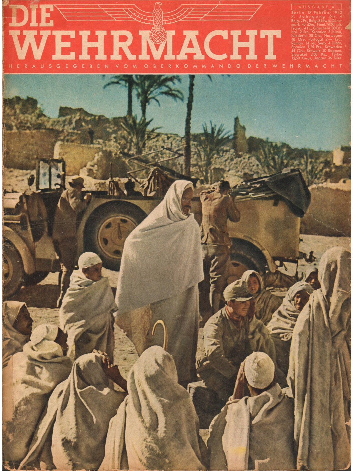 Die Wehrmacht magazine No 4 1943 Ausg A Colour cover Downloadable PDF ...