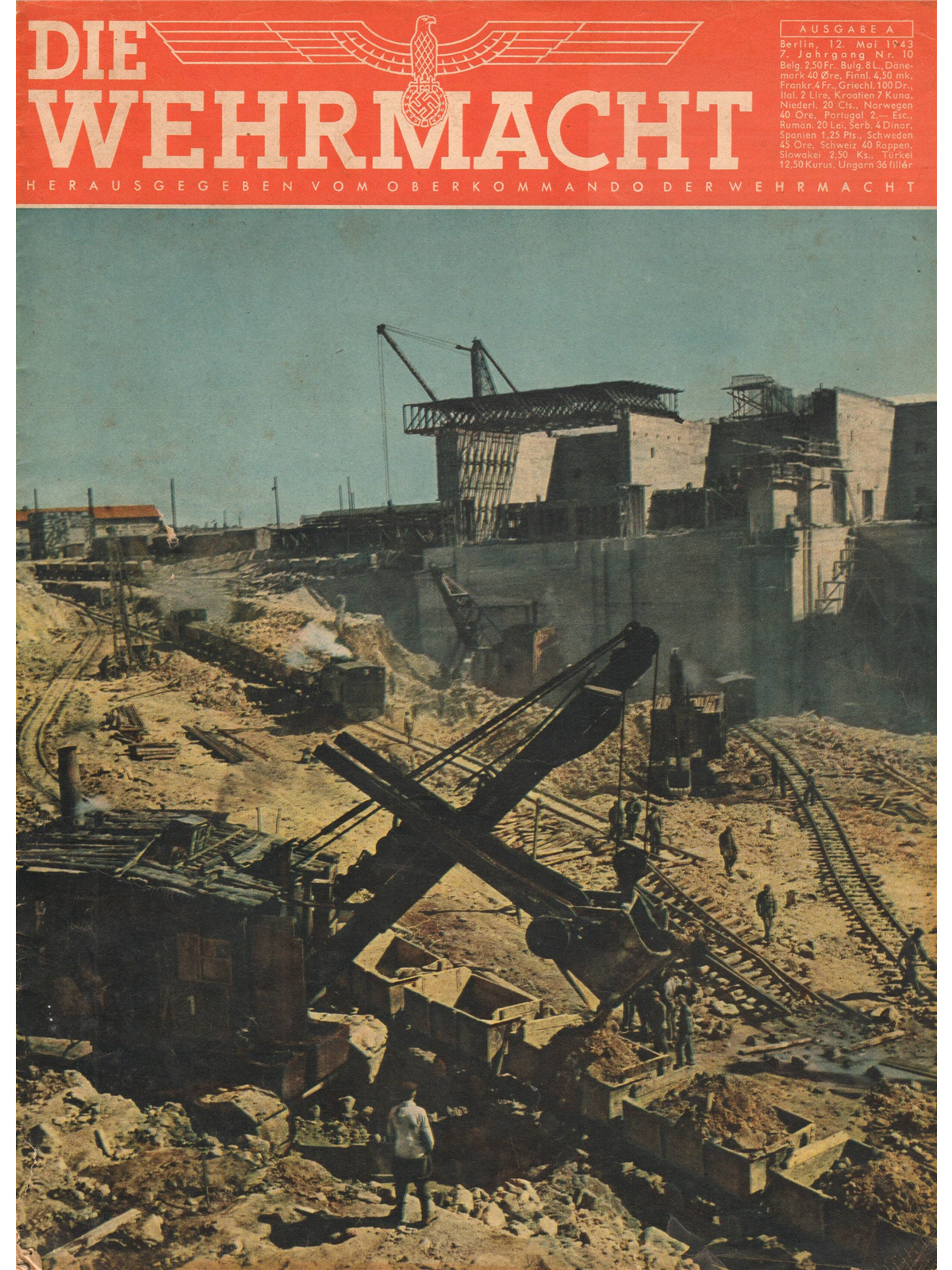 Die Wehrmacht magazine No 10 1943 Ausg A Colour cover Downloadable PDF ...