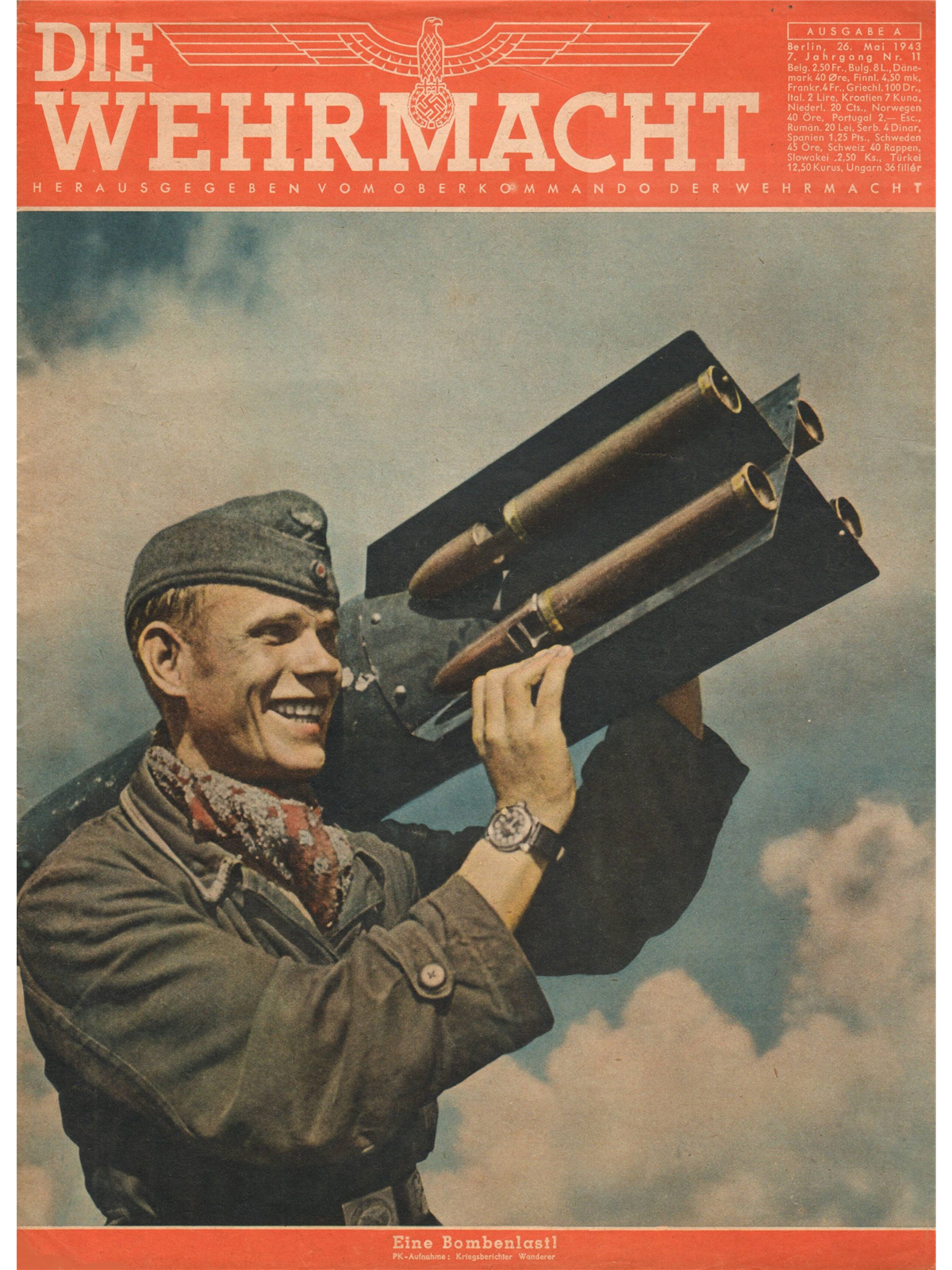 Die Wehrmacht magazine No 11 1943 Ausg A Colour cover Downloadable PDF ...