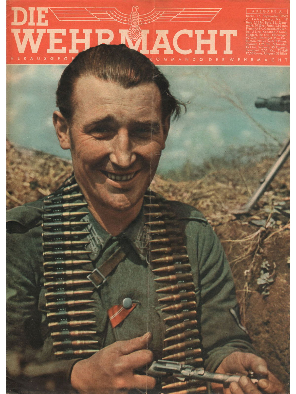 Die Wehrmacht magazine No 19 1943 Ausg A Colour cover Downloadable PDF ...