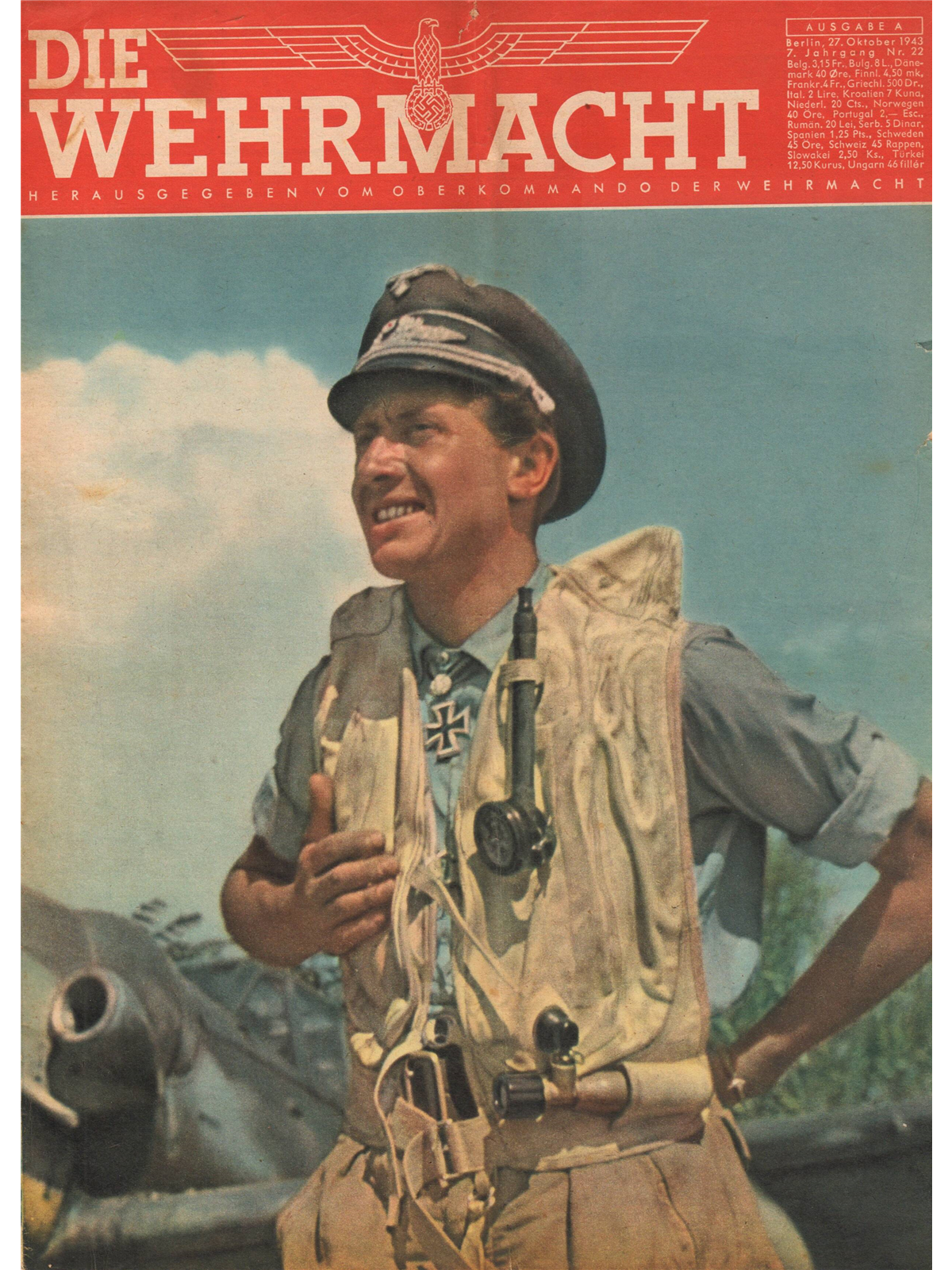 Die Wehrmacht magazine No 22 1943 Ausg A Colour cover Downloadable PDF ...