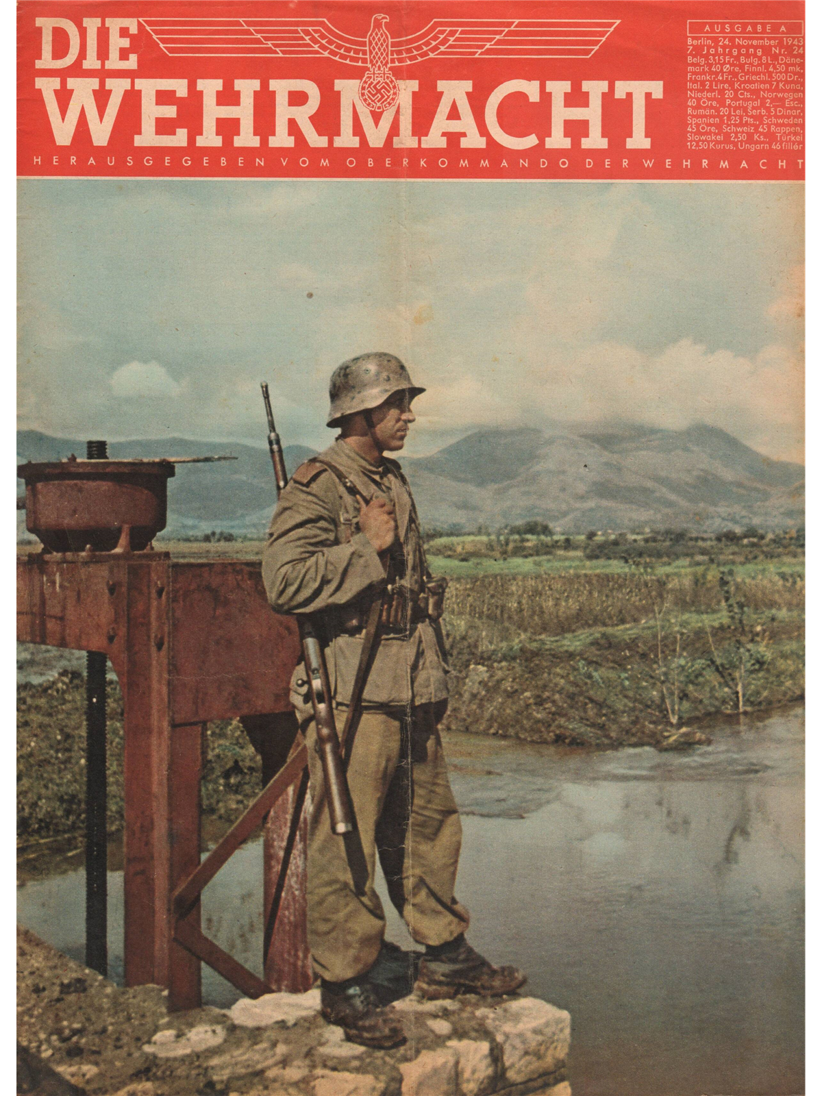 Die Wehrmacht magazine No 24 1943 Ausg A Colour cover Downloadable PDF ...