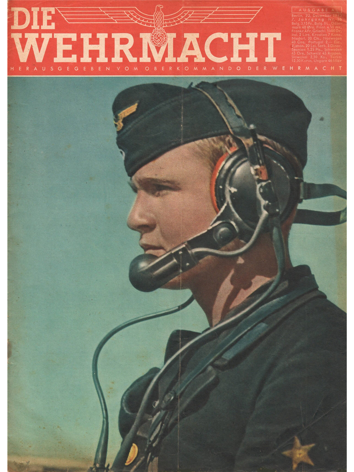 Die Wehrmacht magazine No 26 1943 Ausg A Colour cover Downloadable PDF ...