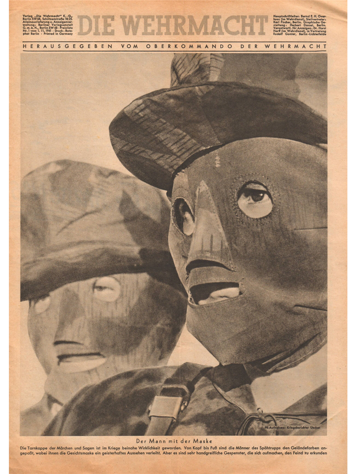 Die Wehrmacht magazine No 26 1943 Ausg A Colour cover Downloadable PDF ...