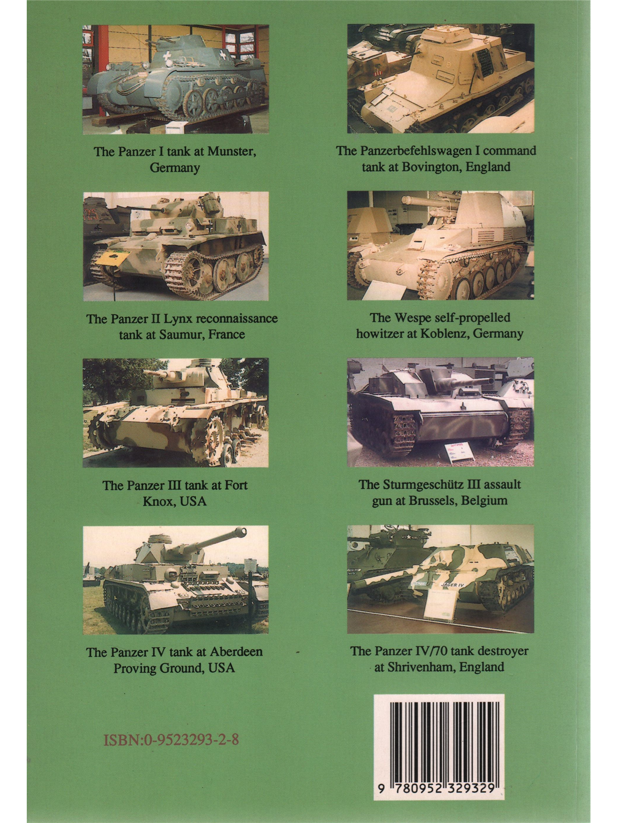Preserved German Tanks A7V to Panzer IV - 20th Century House
