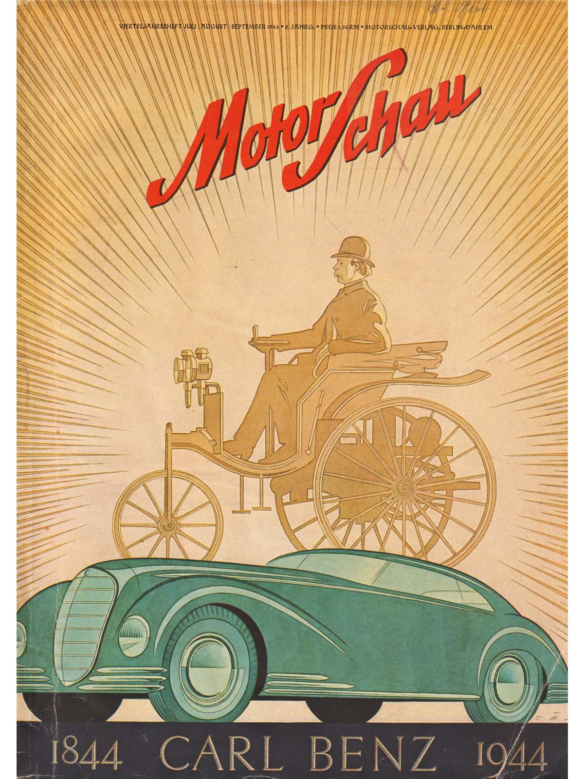 Motor schau magazine No 7-9 1944 downloadable PDF - 20th Century House