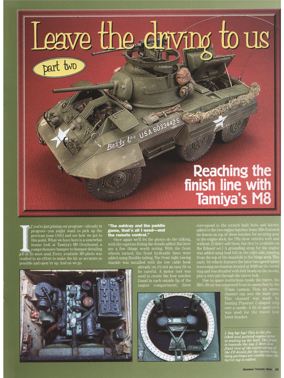 Military Miniatures in Review magazine No 29, Panther-monium - 20th ...