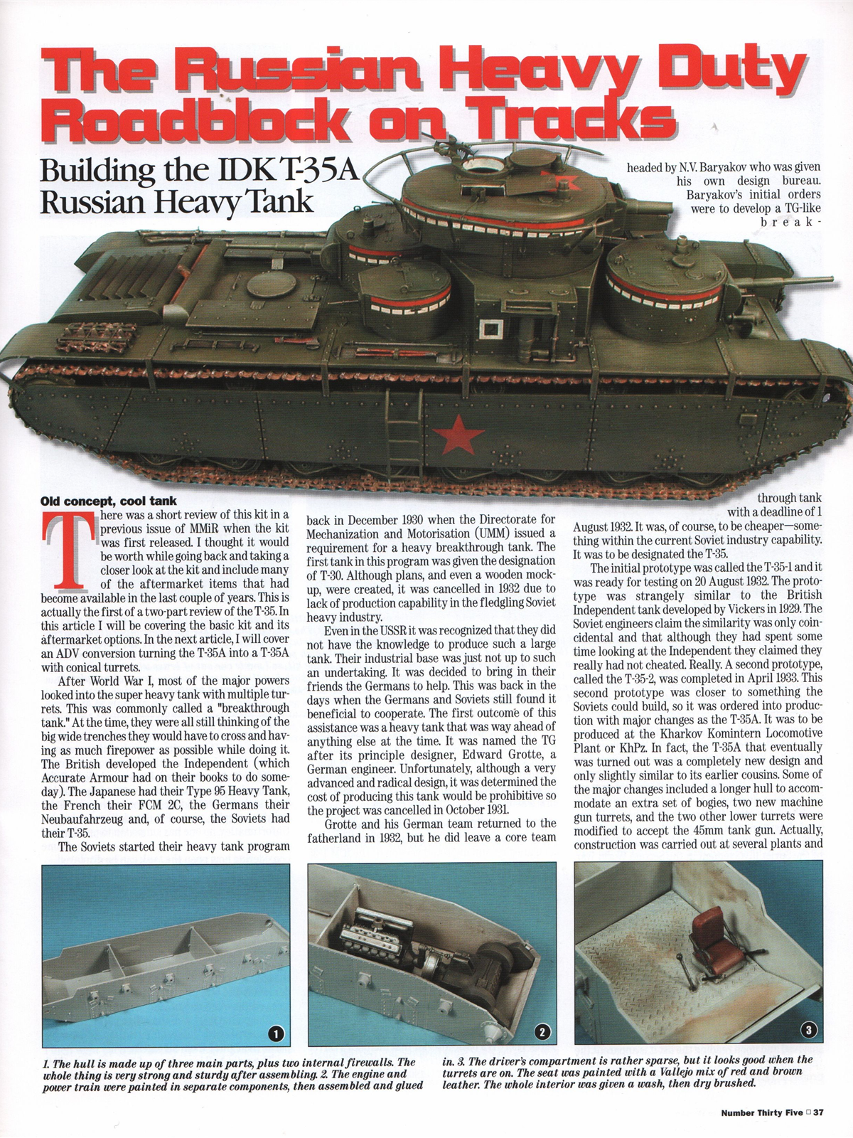 Military Miniatures in Review magazine No 35 T34 Russian Dressing ...