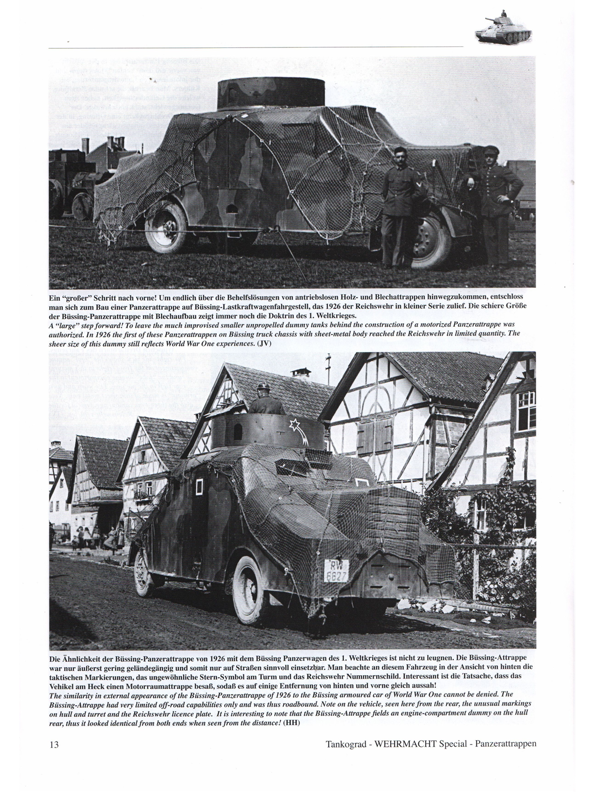 Panzerattrappen - German Dummy Tanks - 20th Century House