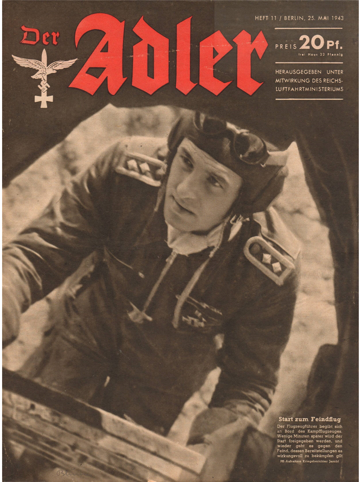 Der Adler No 11 1943 German edition downloadable PDF - 20th Century House