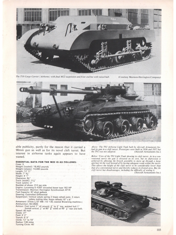 AFV Weapons Profile 46 Light tanks M22 Locust and M24 Chaffee - 20th ...