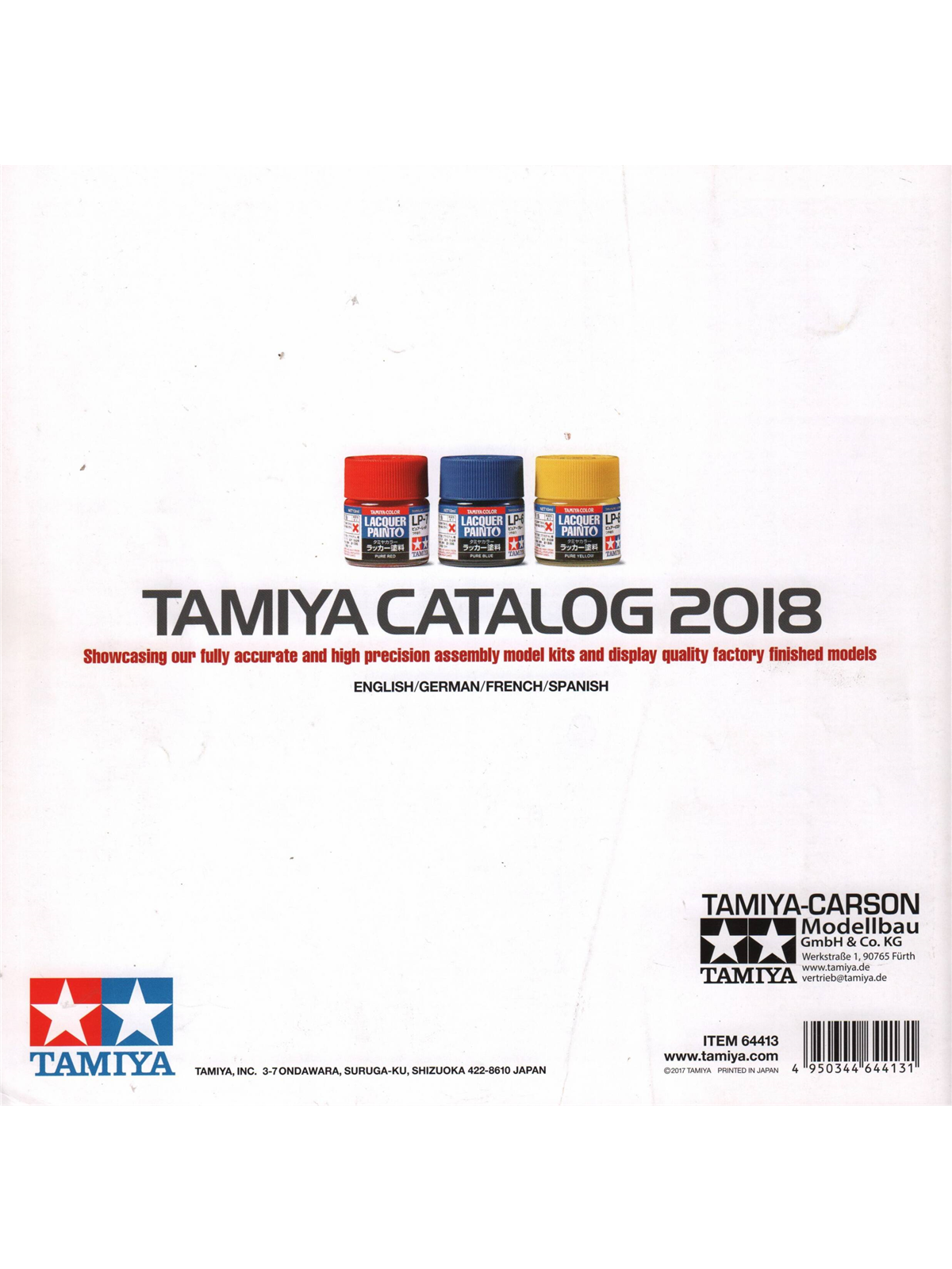 Electronic publication (PDF) Tamiya catalogue from 2018 - 20th Century ...