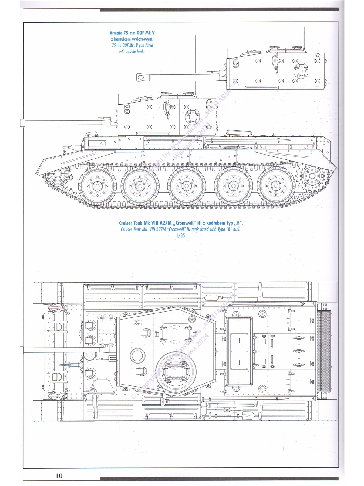 A27M Cruiser Tank Mk VIII "Cromwell". - 20th Century House