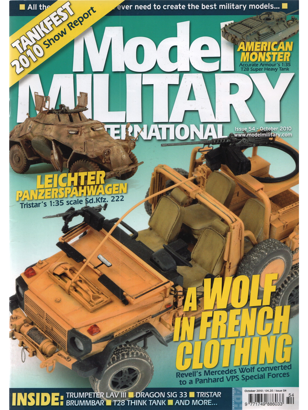 Model Military international magazine No 54 - 20th Century House