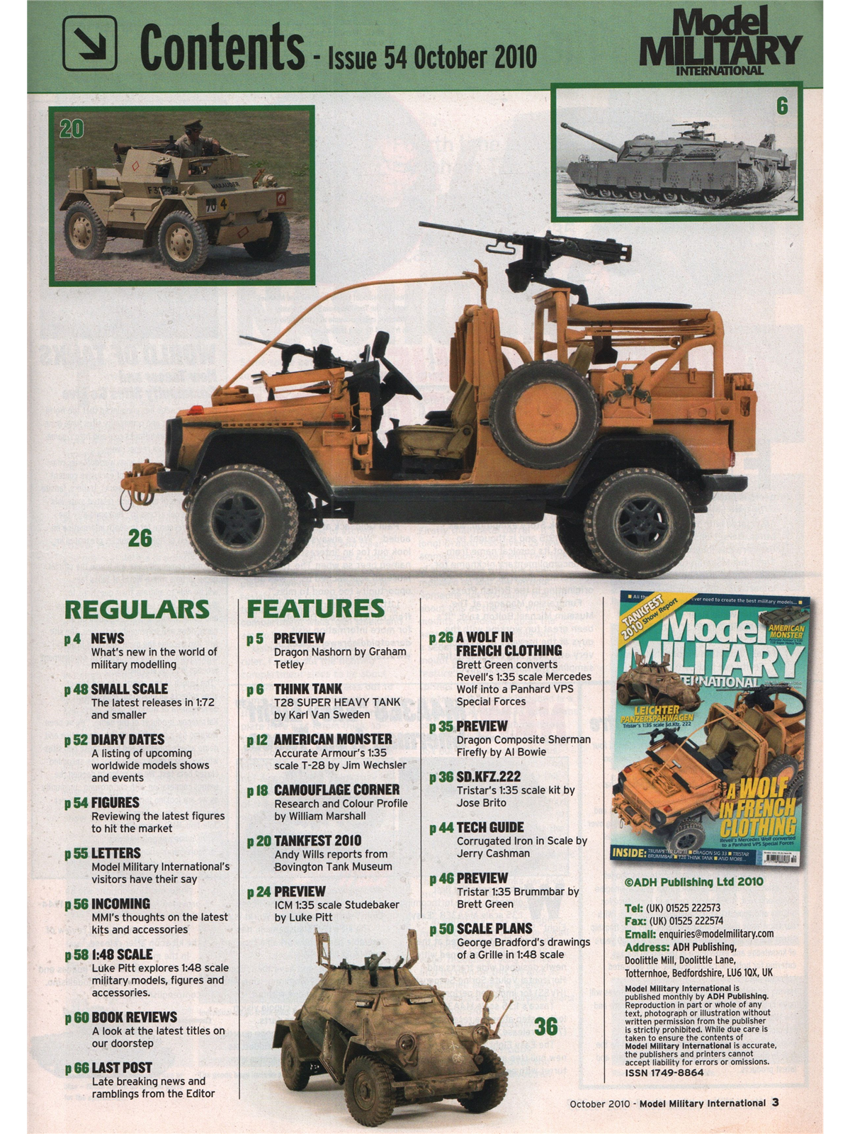 Model Military international magazine No 54 - 20th Century House
