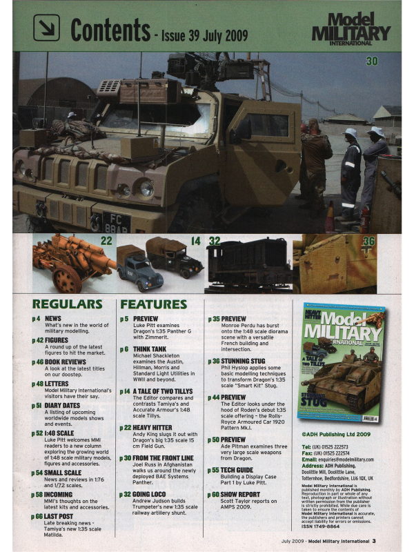 Model Military international magazine No 39 - 20th Century House