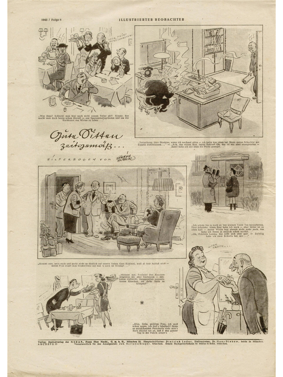 Illustrierter Beobachter zeitung No 7 from 1945 Downloadable PDF - 20th ...